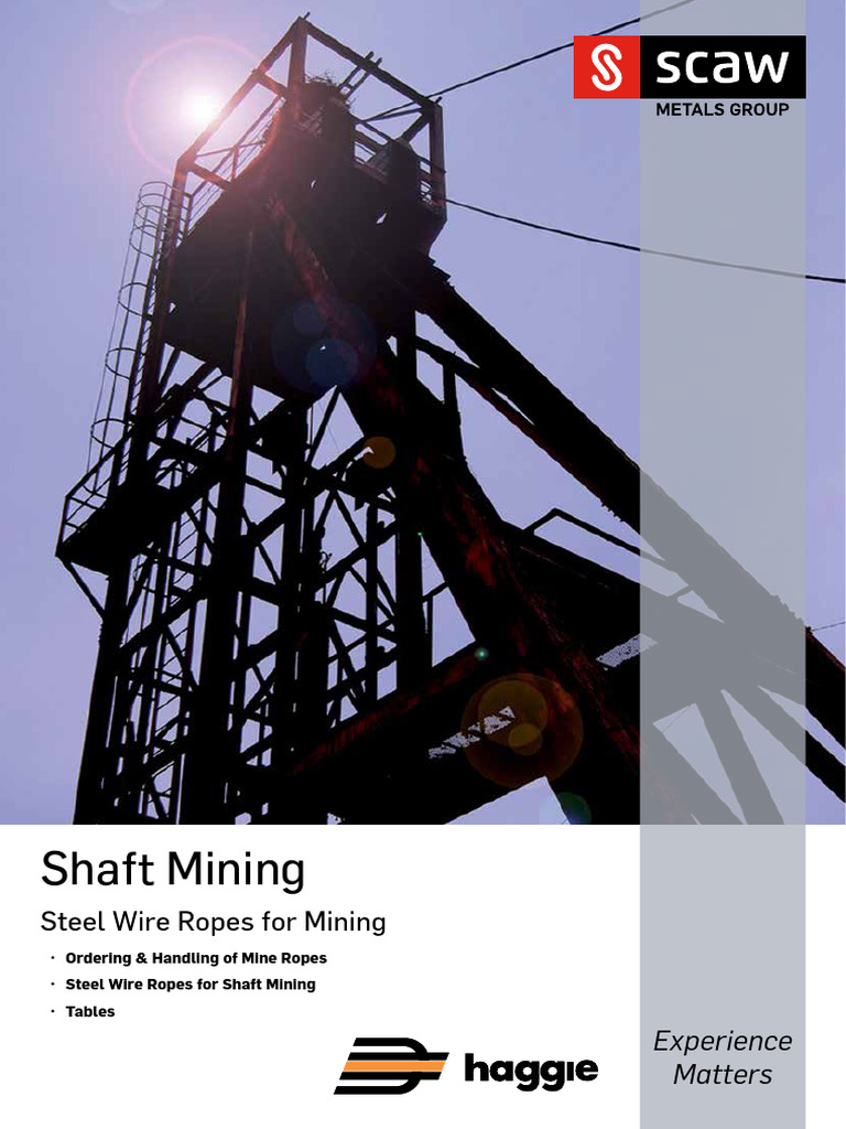 S14080 Shaft Mining Brochure P2 | PDF | Rope | Young's Modulus