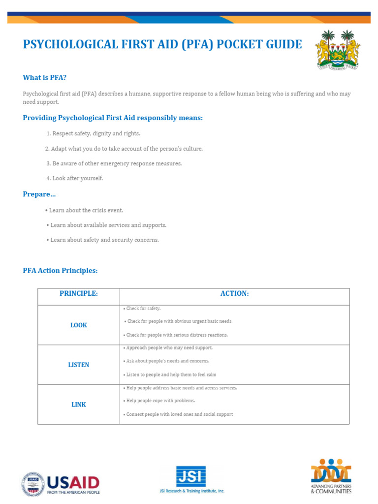 Pfapocket Guide | PDF | Psychology | Social Psychology