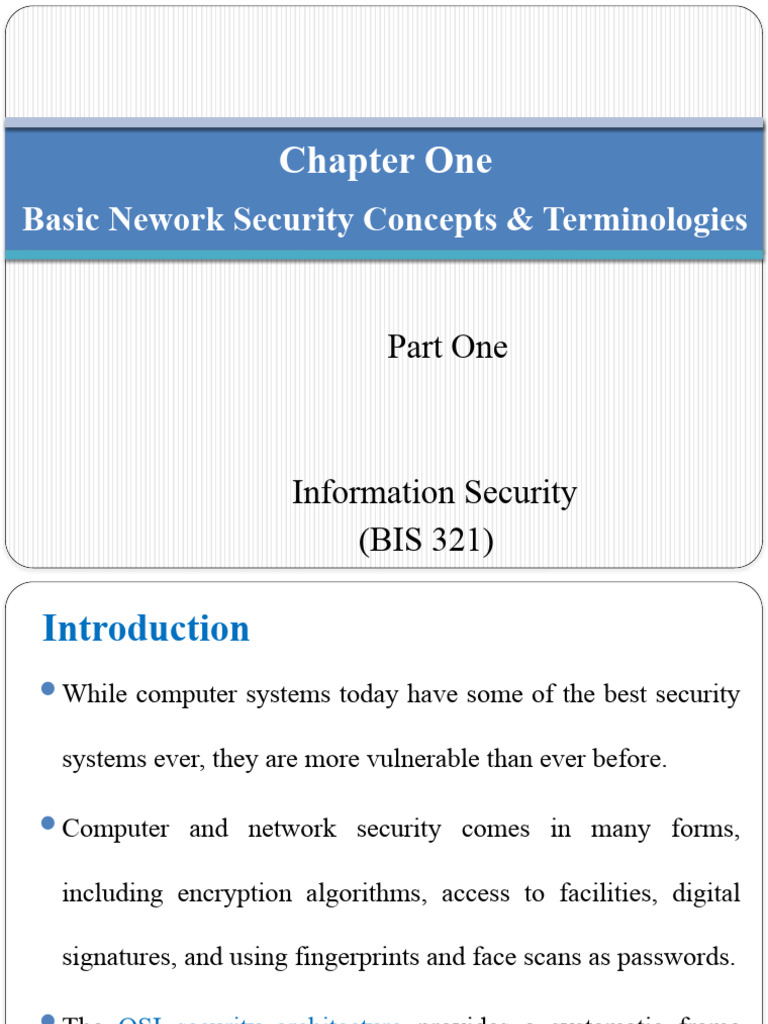 Network Security Concepts Explained | PDF | Information Security | Security