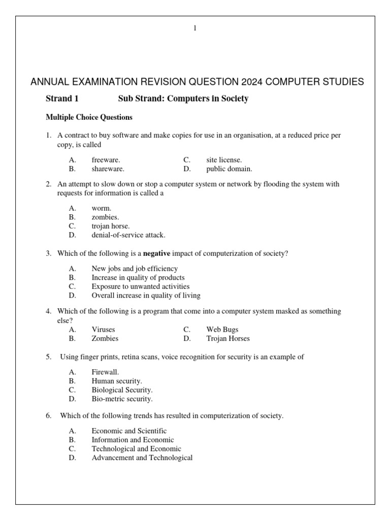 Ministry of Education, Heritage & Arts Year 12 Computer Studies ...