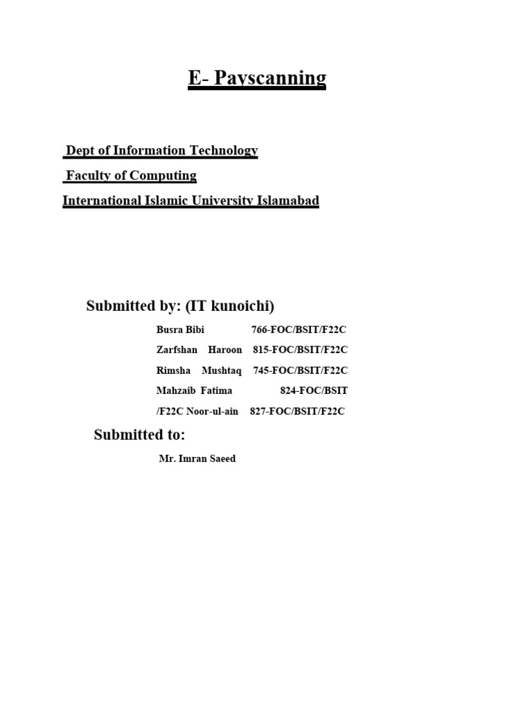 Srs Final | Download Free PDF | Payments | Qr Code
