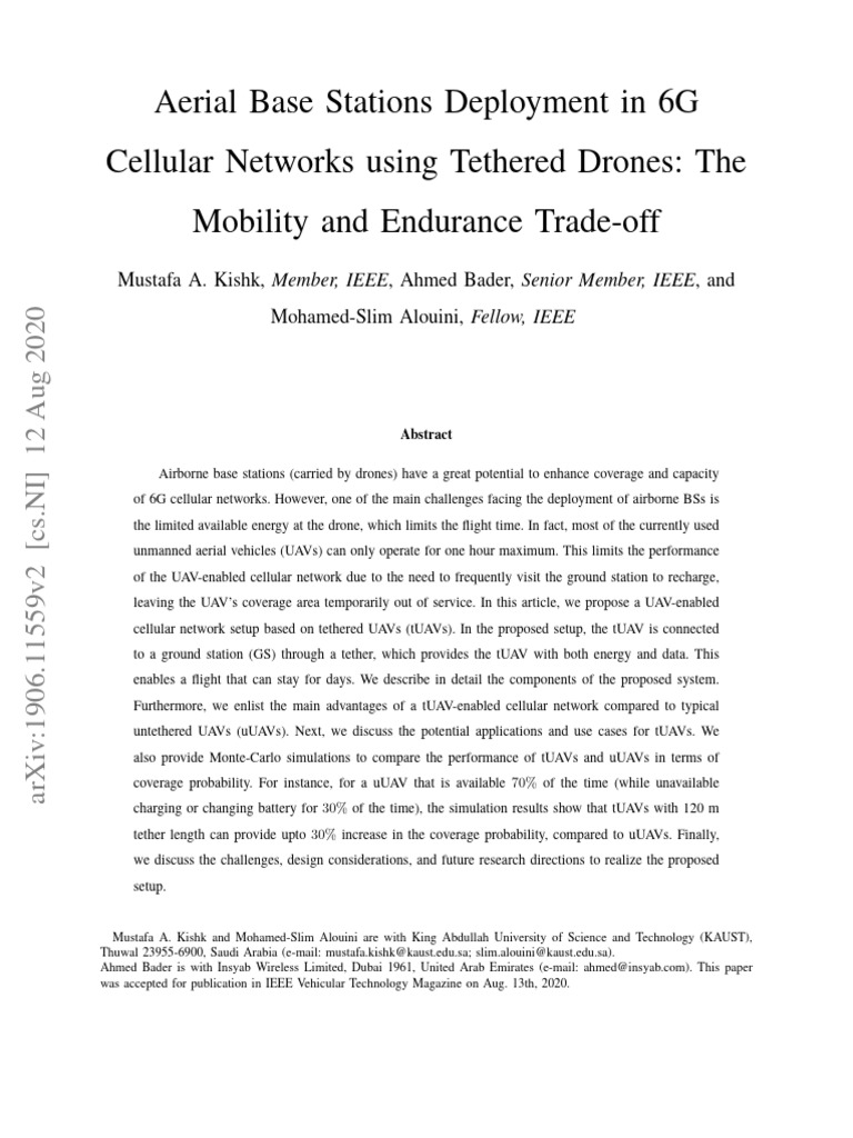 Aerial Base Stations Deployment in 6g-Kishk - 20 | PDF | Unmanned ...