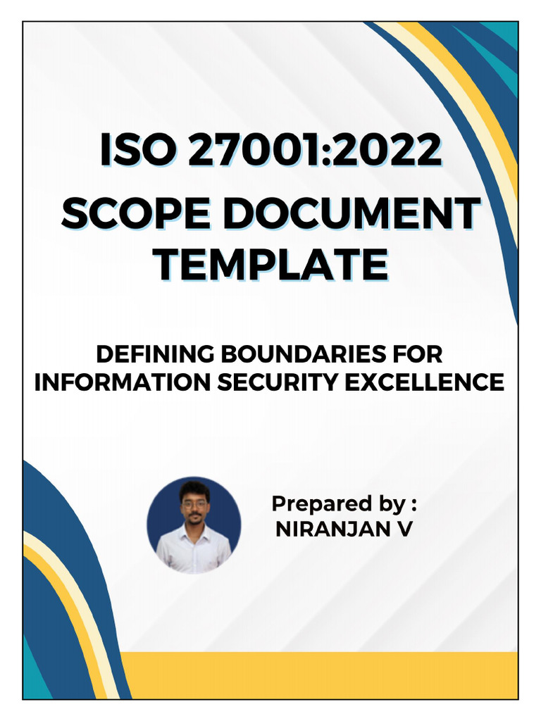 Iso 27001 Scope Document Template Pdf Information Security