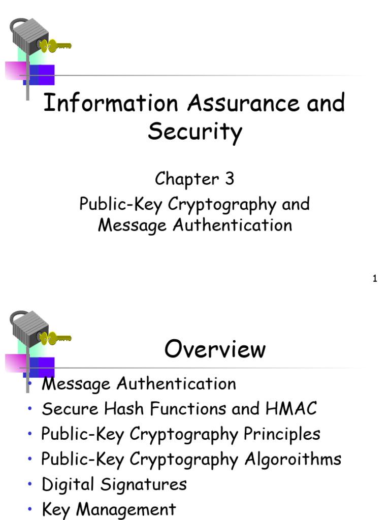 Isa Chapter Three Pdf Cryptography Key Cryptography 