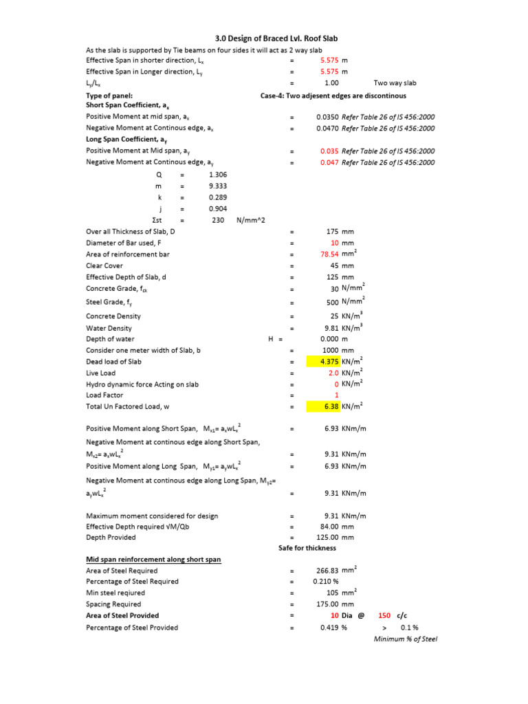 Brace LVL Slab | Download Free PDF | Civil Engineering | Building ...