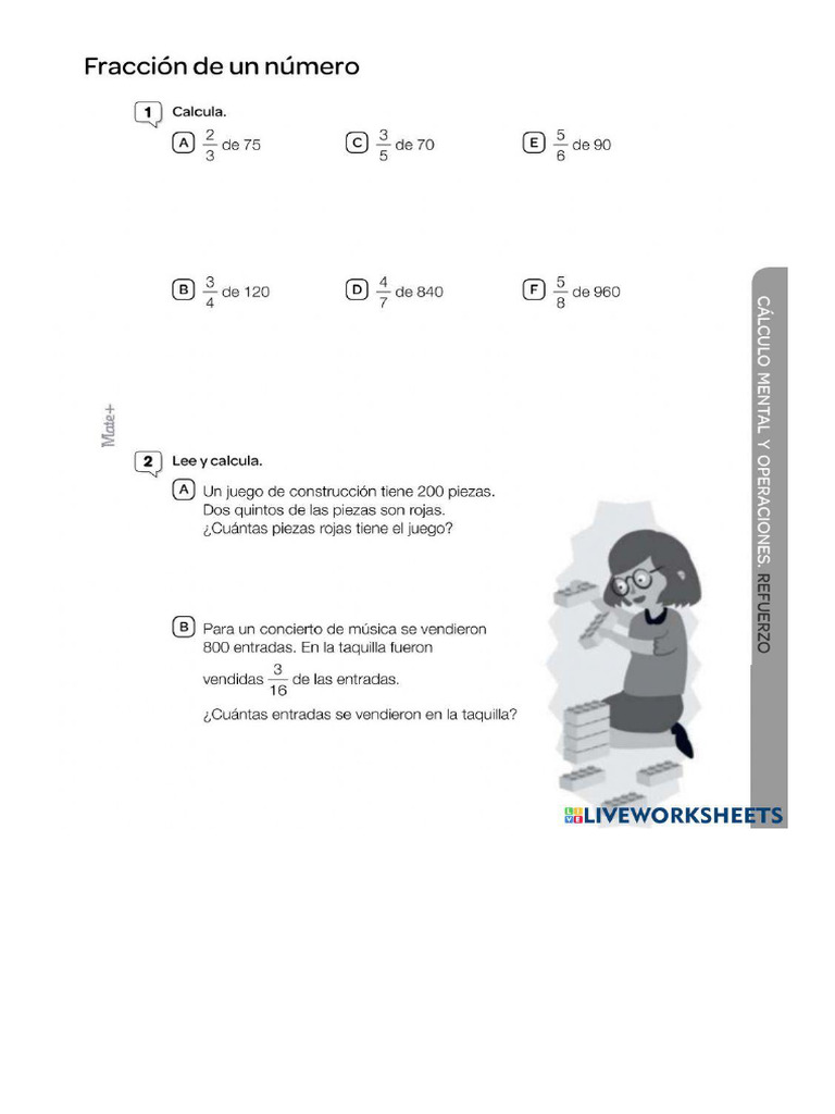 Fraccion de Una Cantidad | PDF
