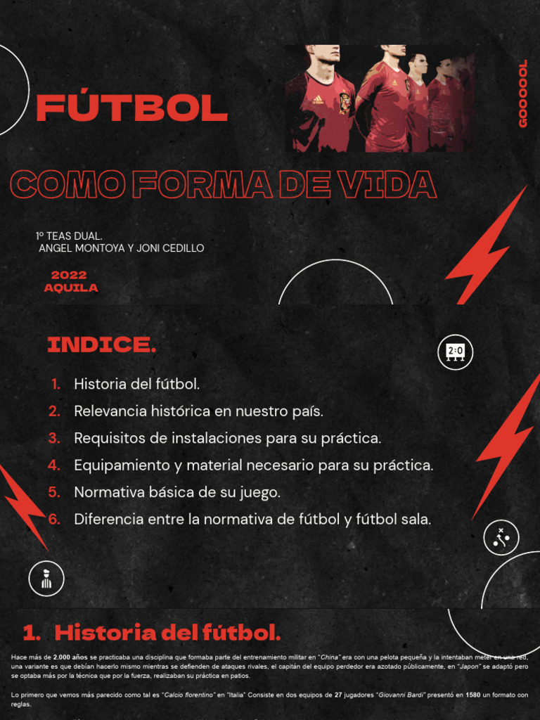 Copia de Football Club Company Profile by Slidesgo | PDF | Asociación ...