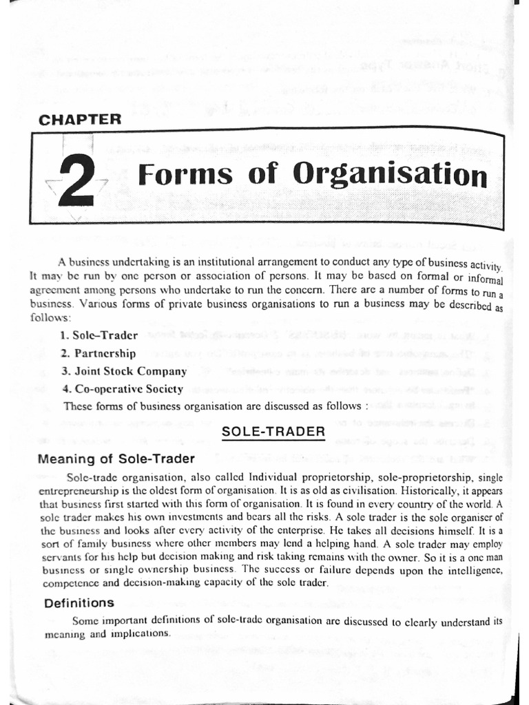 Forms of Organization | PDF