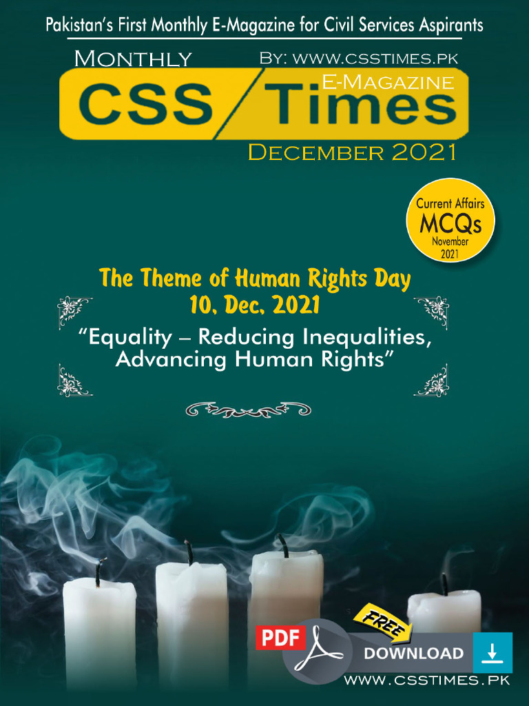 Magazine CSS Times December 2021 Downlaod | PDF
