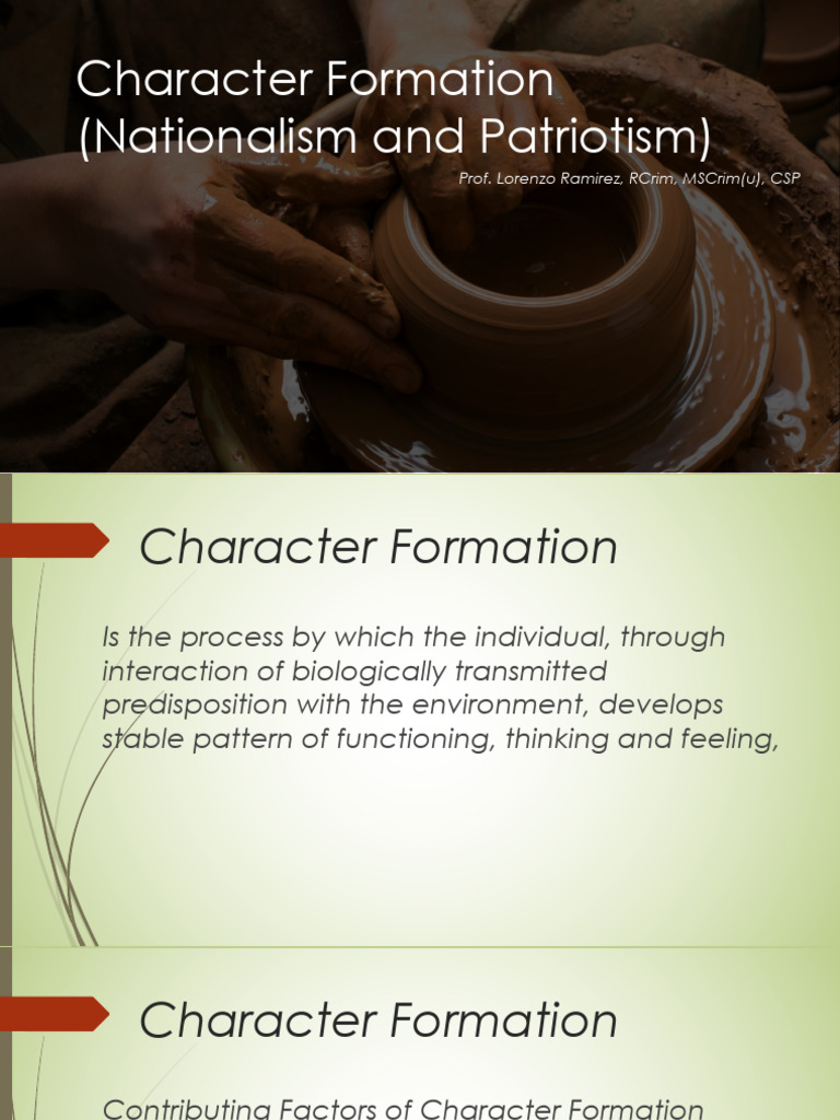 Character Formation 1 | PDF | President Of The Philippines | World Politics