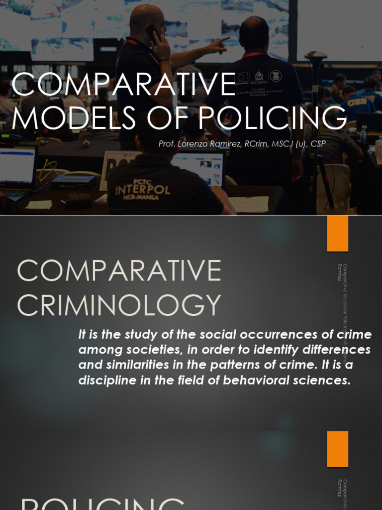 Comparative Models of Policing | PDF | Transnational Organized Crime | Money Laundering