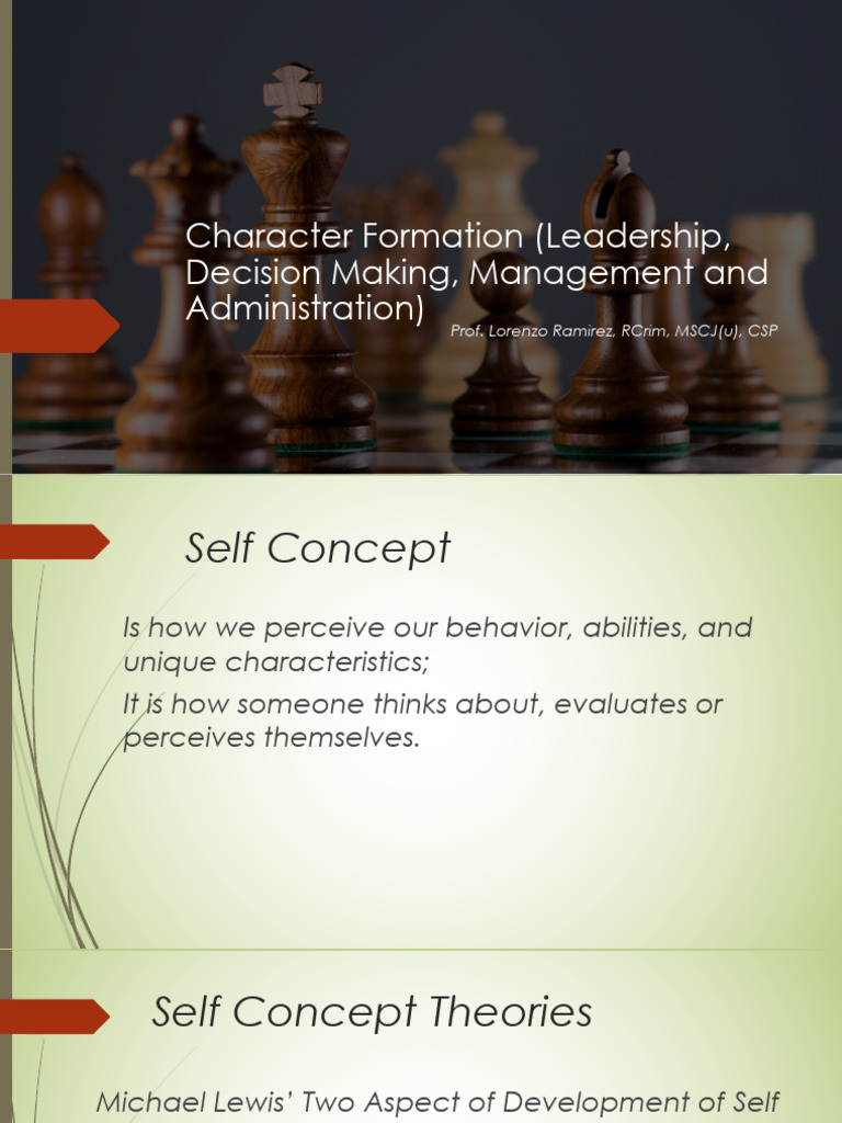 Character Formation 2 | PDF | Leadership | Social Psychology