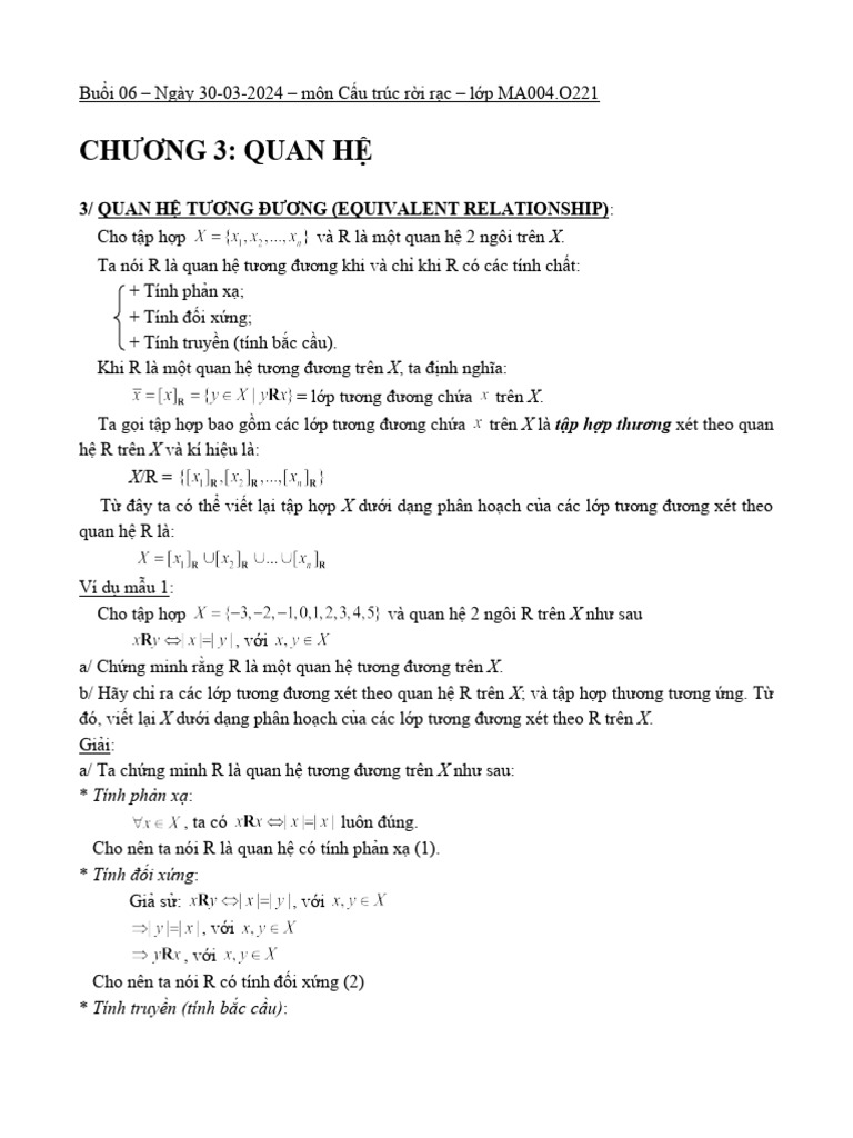 Cau Truc Roi Rac | PDF