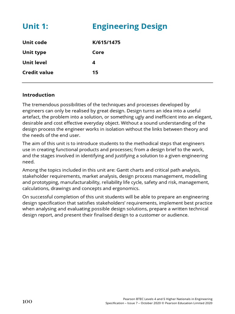U1-Engineering-Design | PDF | Engineering Design Process | Engineering