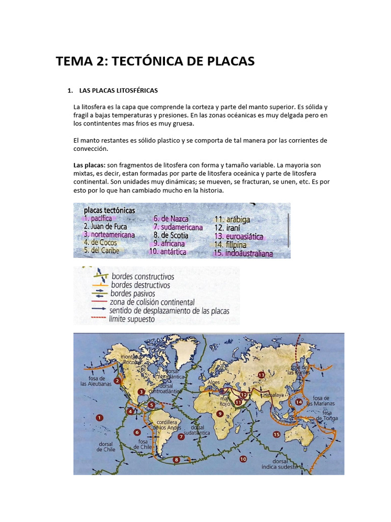 Tectónica de Placas | PDF | Placas tectónicas | Geología