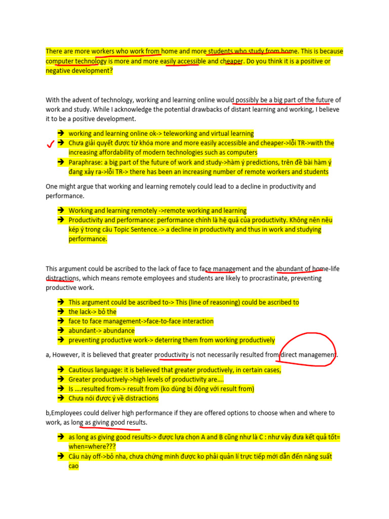 S4 - Trâm - Writing-Revised | PDF | Distance Education