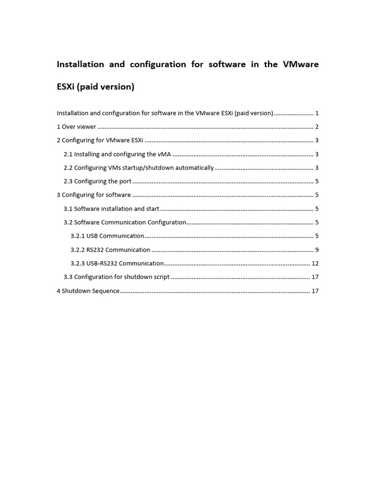 UserManual For VMware ESXi | PDF | Virtual Machine | V Mware