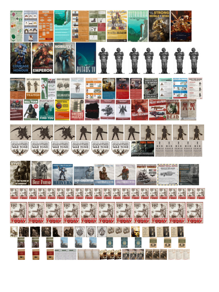 40K Regimental Standard Posters | PDF