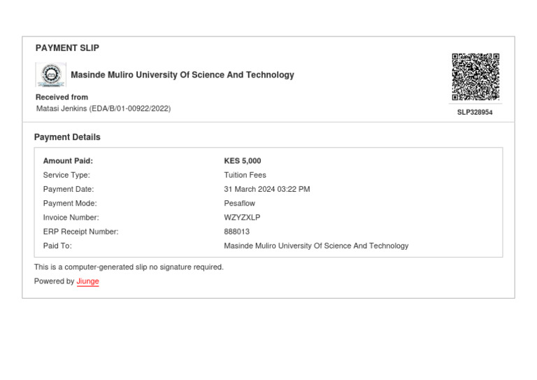 Payment Slip | PDF