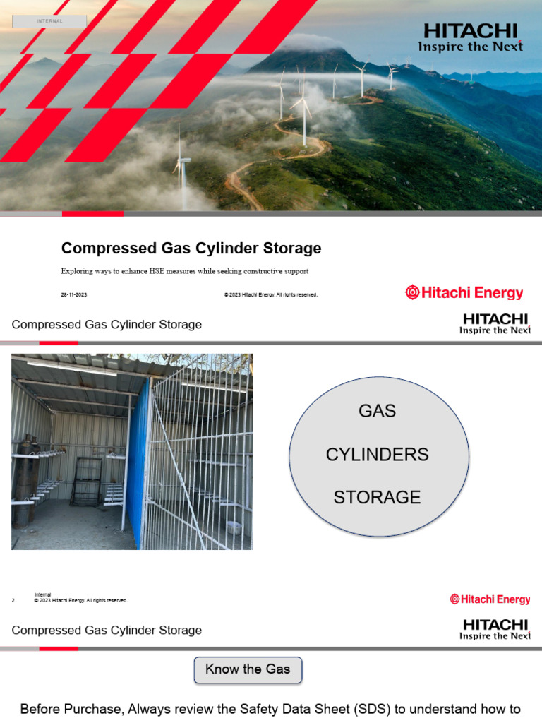 Gas Cylinders Storage | PDF