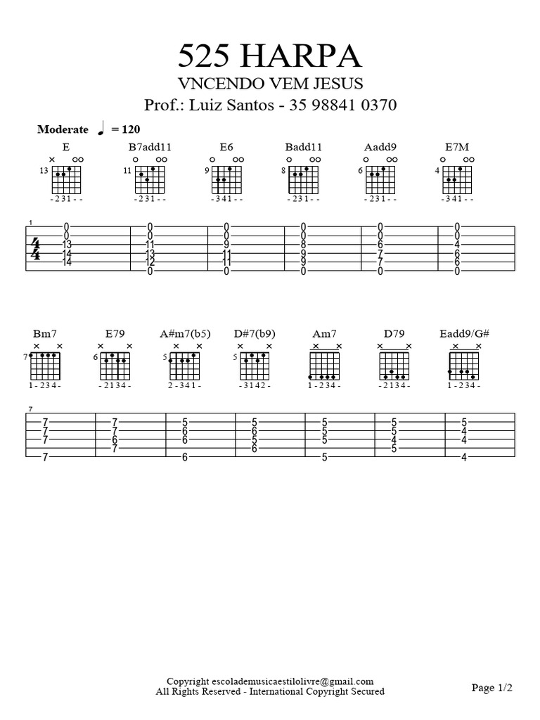 525 HARPA - Vencendo Vem Jesus | PDF | Freedom Of Expression Law ...