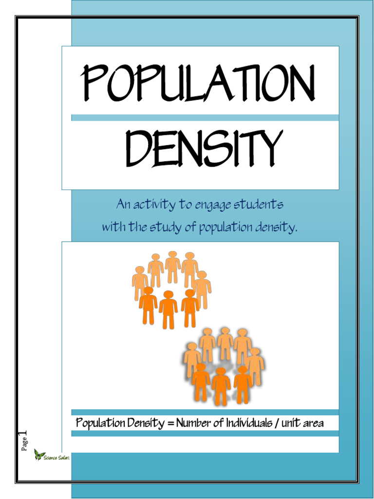 PopulationDensityActivity 1 | PDF | Area | Density