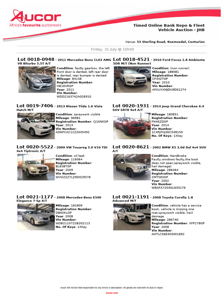 Lot 0018-0948 Lot 0018-4521: Friday, 31 July at 10h00 | Download Free ...