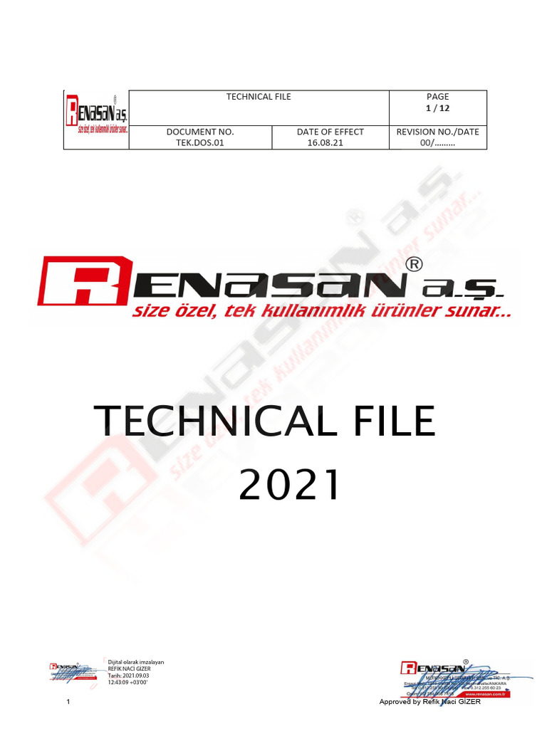 MDR Tecnical Sheet With Digital Signature | PDF | Medical Device | Safety