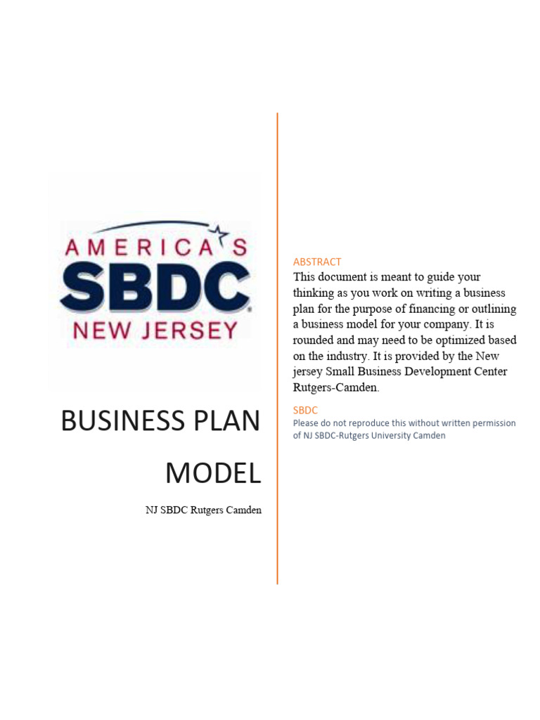 Business-Plan-Template For Students | PDF | Swot Analysis | Marketing ...