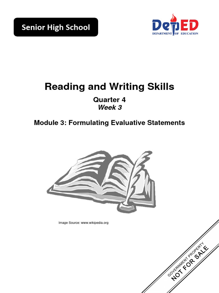 SHS 4th Quarter Reading and Writing Module 3 | PDF | Social Media ...