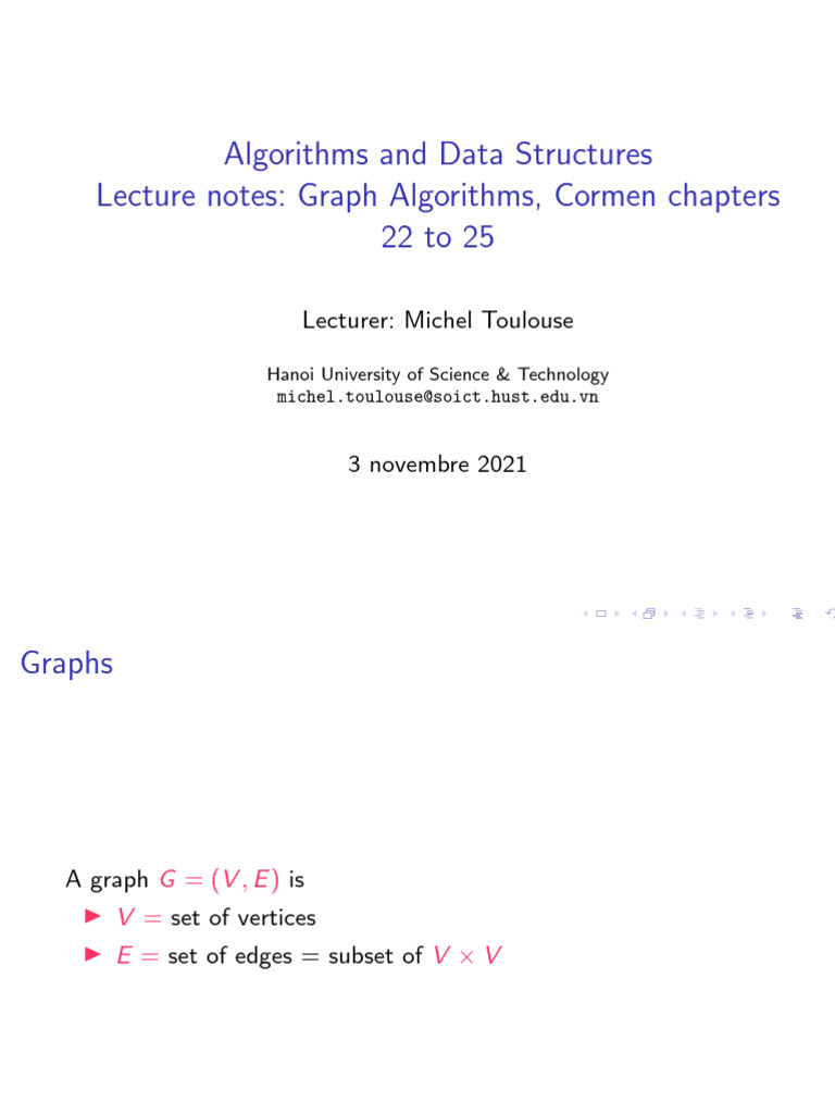 Graph Algorithms | PDF | Graph Theory | Mathematical Relations Graph Algorithms | PDF | Graph Theory | Mathematical Relations