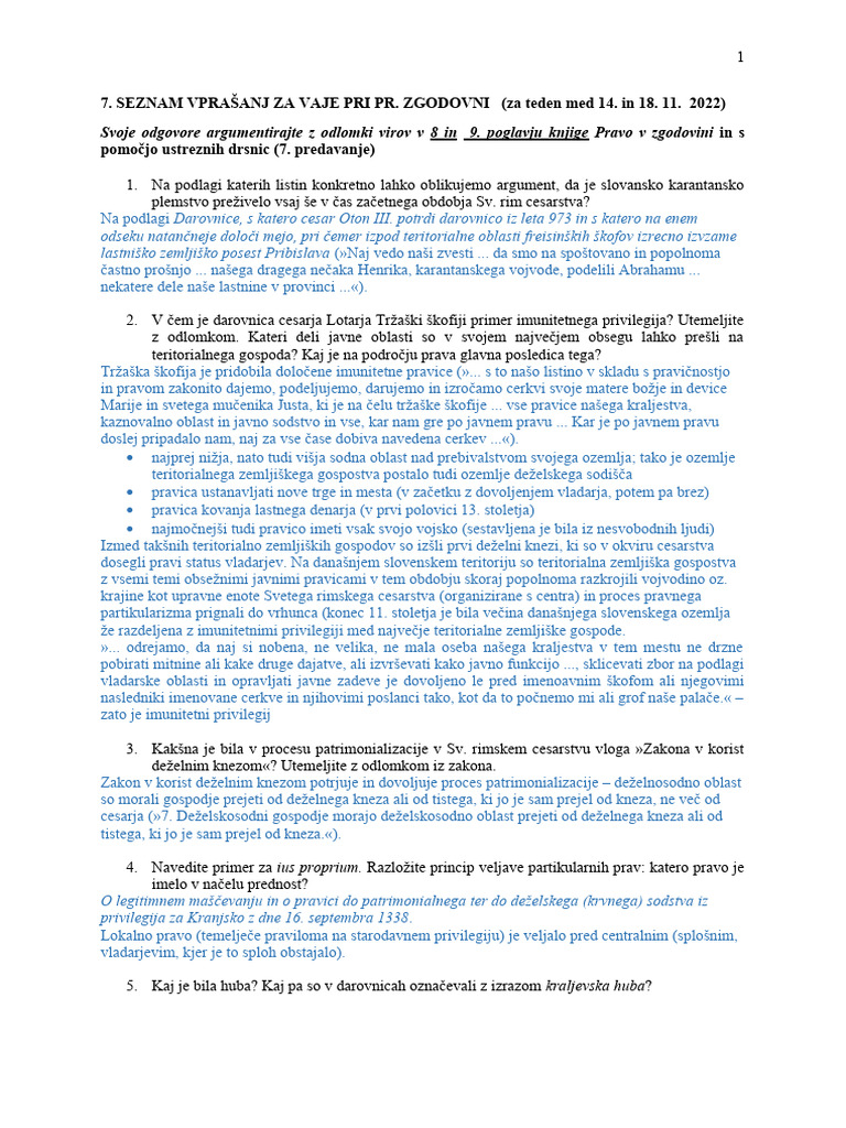 Vaje 7, Pravna Zgo | PDF