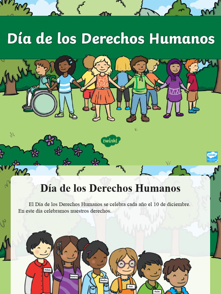 Sa Cs 65 Powerpoint Da de Los Derechos Humanos - Ver - 1 | PDF | Ciencias sociales | Salud y ...