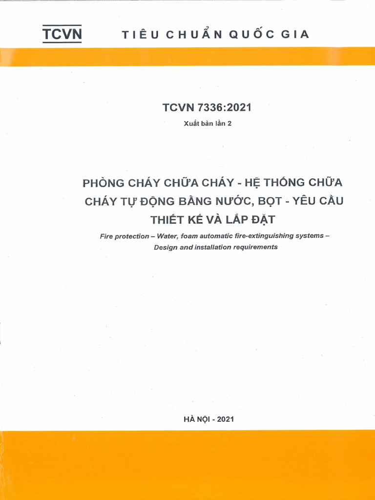 TCVN 7336-2021 Sprinkler | PDF