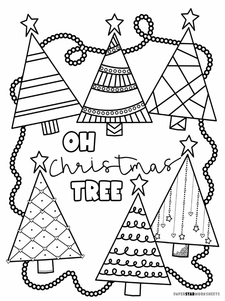 Christmas Coloring Page | PDF