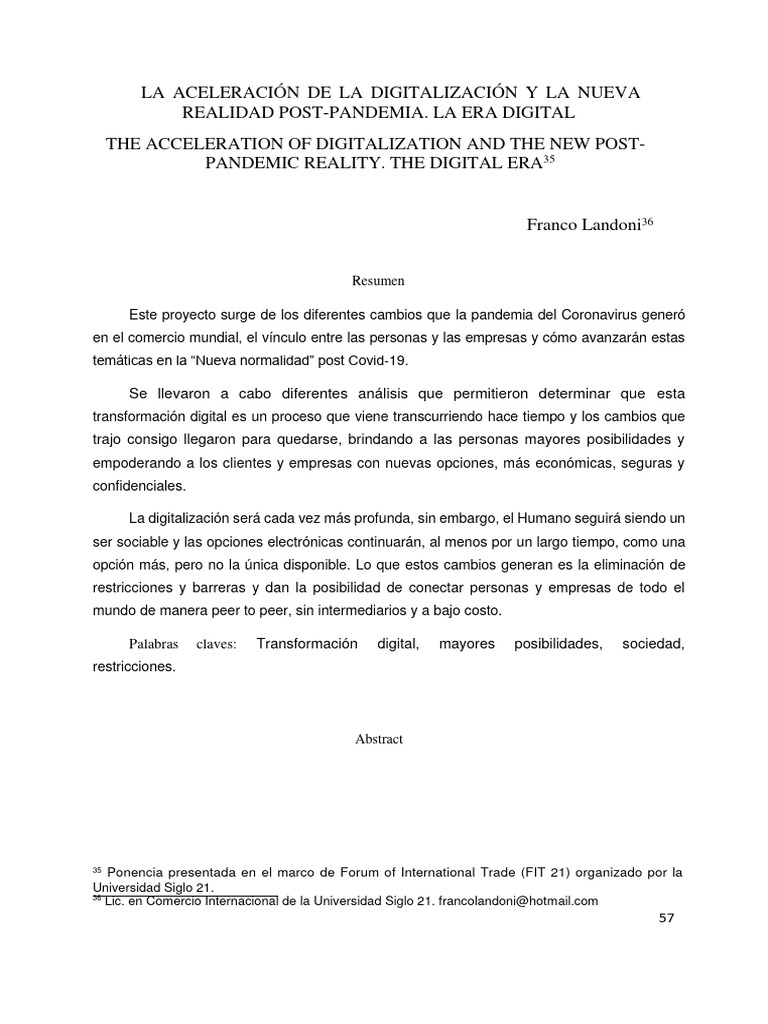 Transformación Digital Post-COVID | PDF | Criptomoneda | Bitcoin