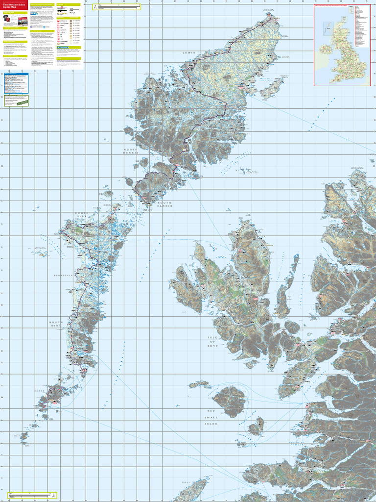 Western Isles Sustrans Map | PDF | Land Transport | Transport