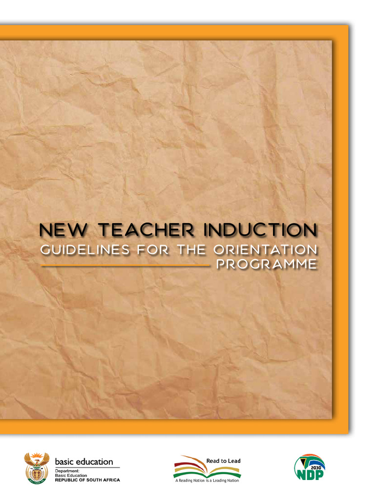 New Teacher Orientation Guidelines | PDF | Teachers | Curriculum