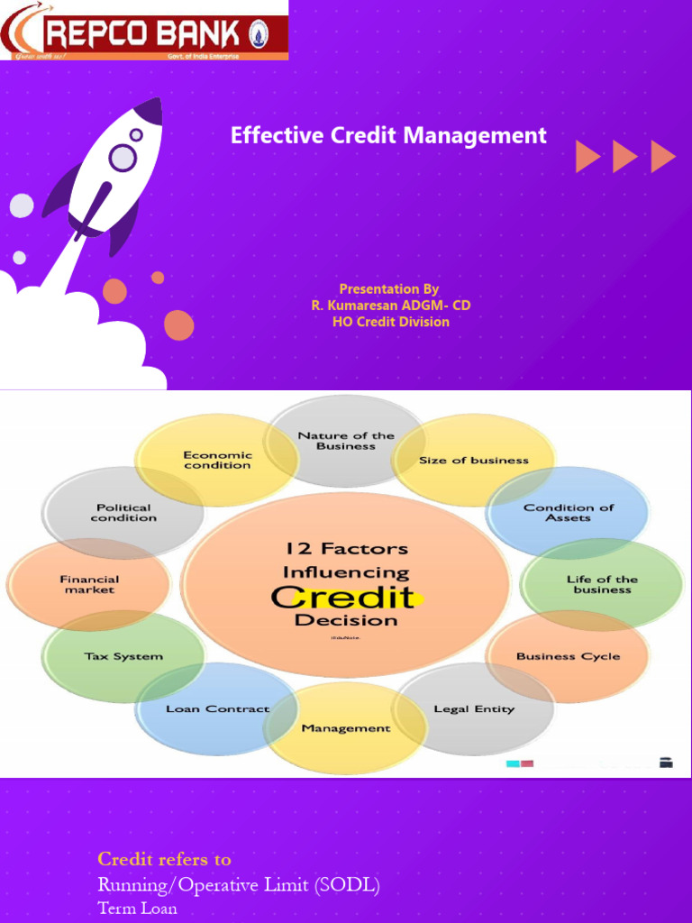 Corrected Effective Credit Management | PDF | Debt | Credit History