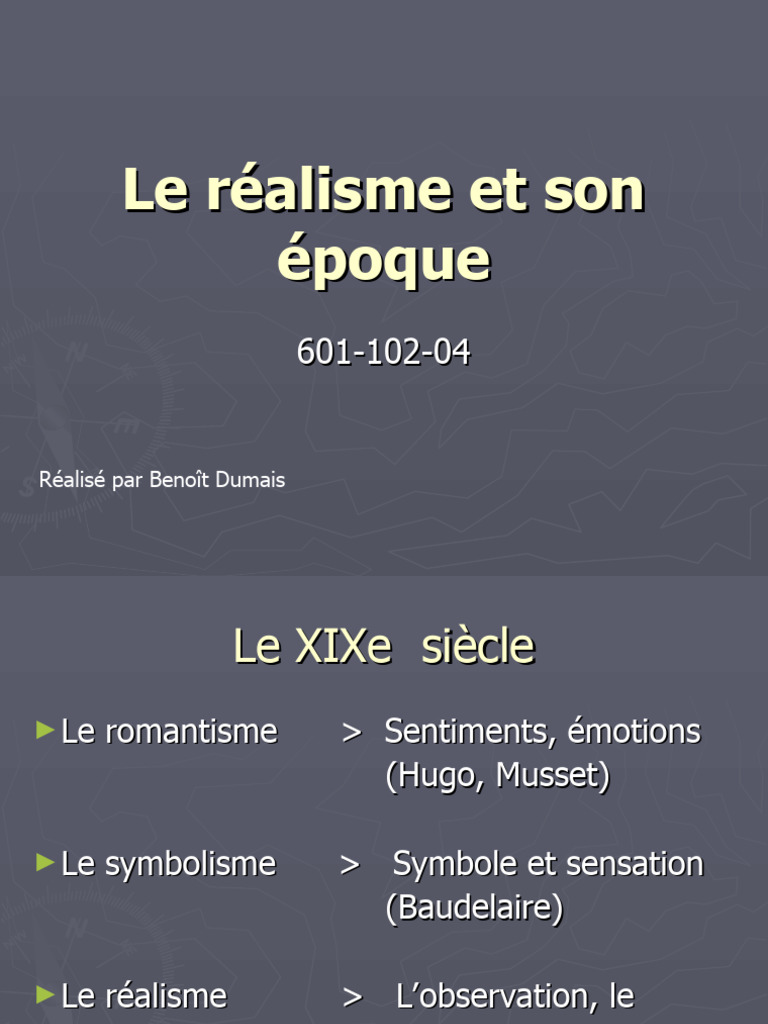 le-realisme-et-son-epoque | PDF | Réalisme (littérature)