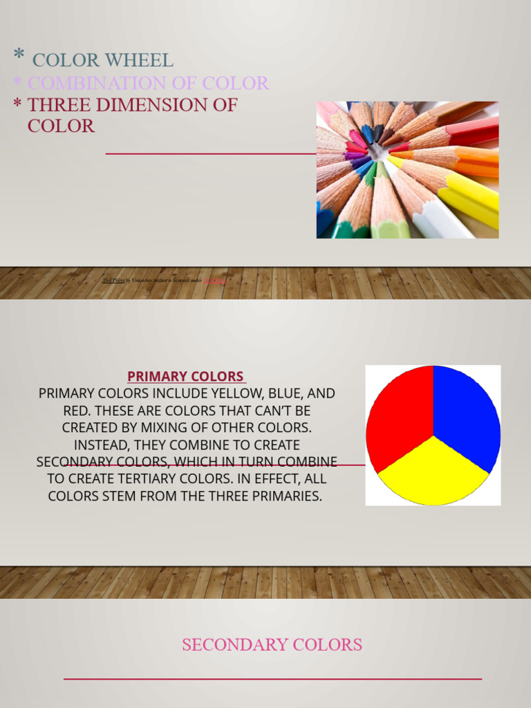 Color Wheel, Combination of Color, Dimention of Color | PDF | Hue | Color