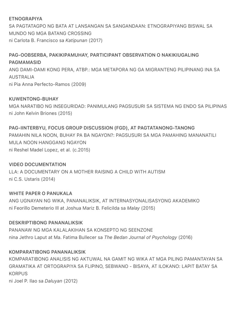 FilDis Examples | PDF