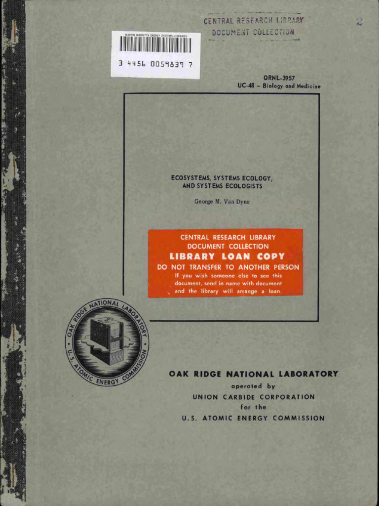 Central Research Libsart: UC-48 - Biology and Medicine | PDF | Ecology ...