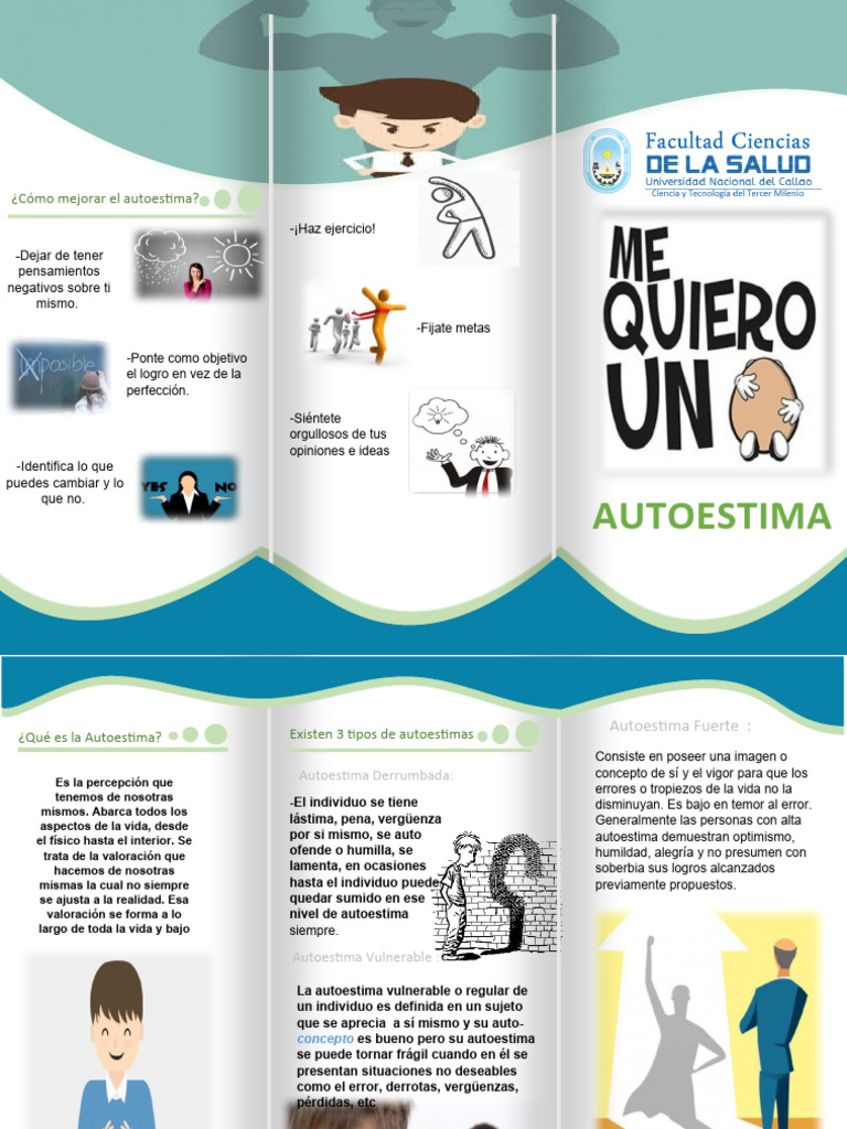 Triptico de Salud Mental | PDF | Autoestima | Orgullo Triptico de Salud Mental | PDF | Autoestima | Orgullo