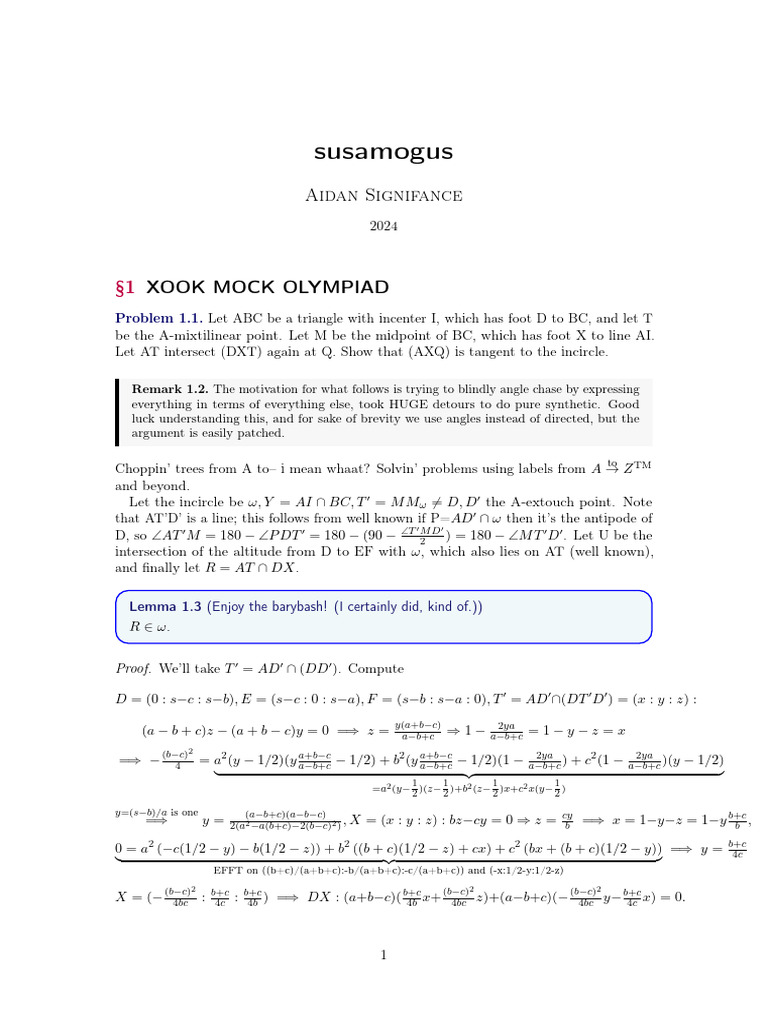 Susamogus: Aidan Signifance | PDF | Geometric Shapes | Euclid