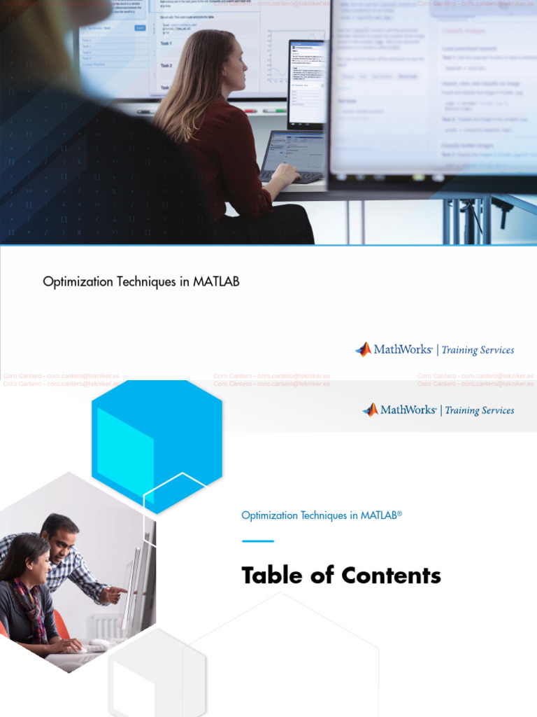 Optimization Techniques in MATLAB | Download Free PDF | Mathematical Optimization | Matlab