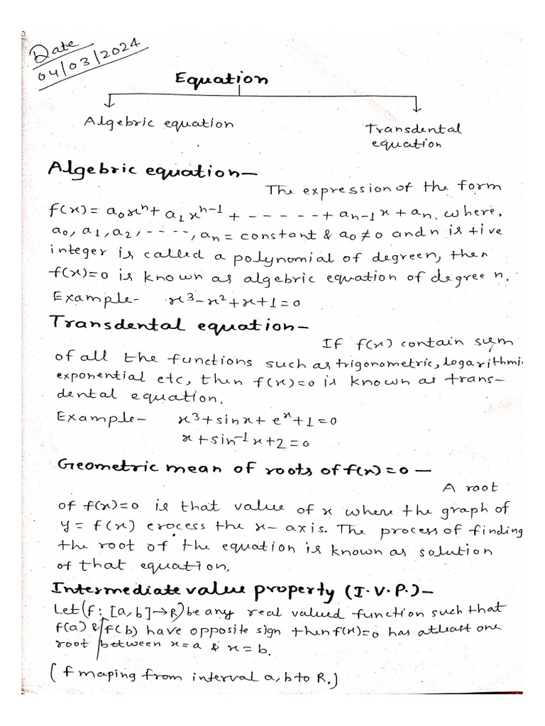 Computer Based Numerical Techniques (CBNT) | PDF
