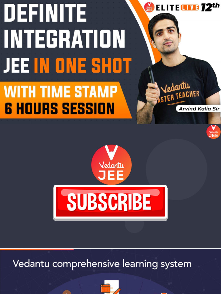 YT +Definite+Integration+-+12th+Elite | PDF | Integral | Calculus