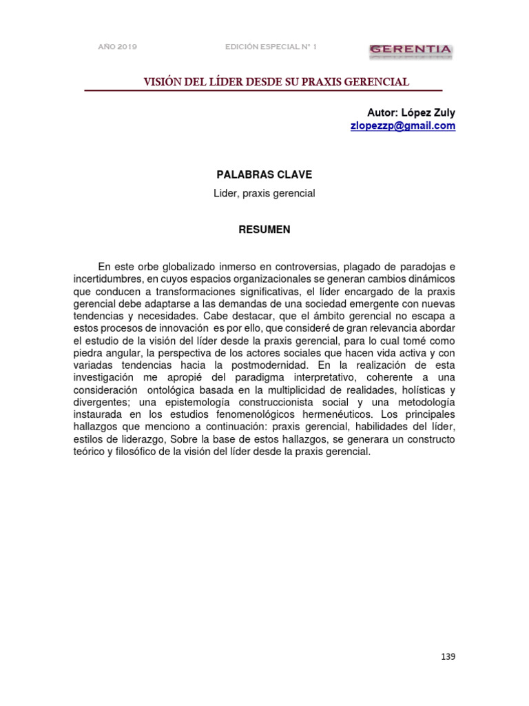 Laural1, Zuly López | PDF | Liderazgo | Ciencias del comportamiento