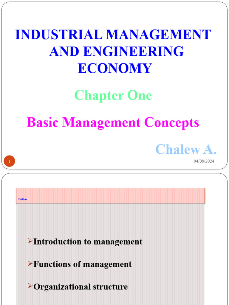 Basic Concepts of Management | PDF | Goal | Business